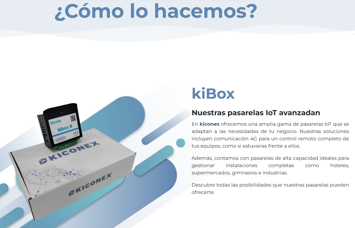 Kiconex - Inicio
